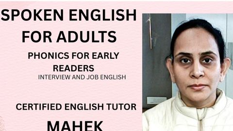 Mahek V., beginners friendly Spoken English| English for career growth ...