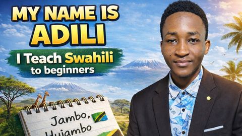 Adili A., ¡Aprende swahili fácilmente con un hablante nativo! | Aprende ...